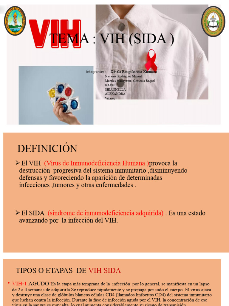 Etapas y Transmisión del VIH/SIDA | PDF | VIH | VIH / SIDA