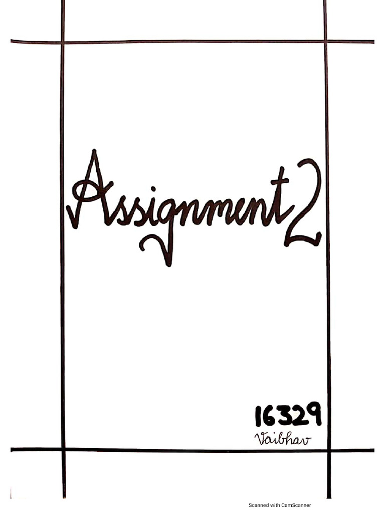 Assignment 2 Industrial Engineering Pdf 