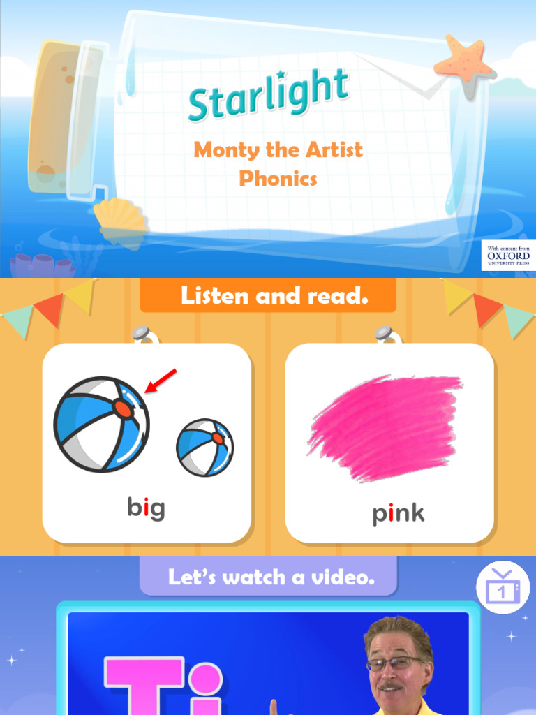 Monty The Artist Phonics | PDF | Foreign Language Studies