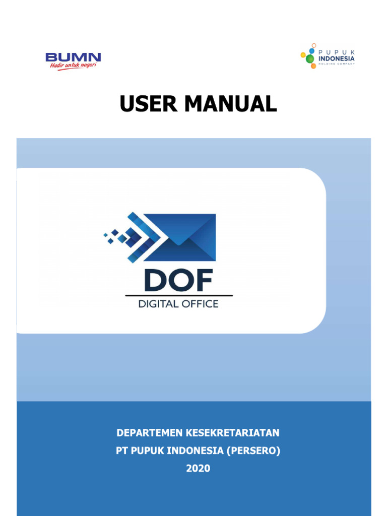 User Manual DOF | PDF