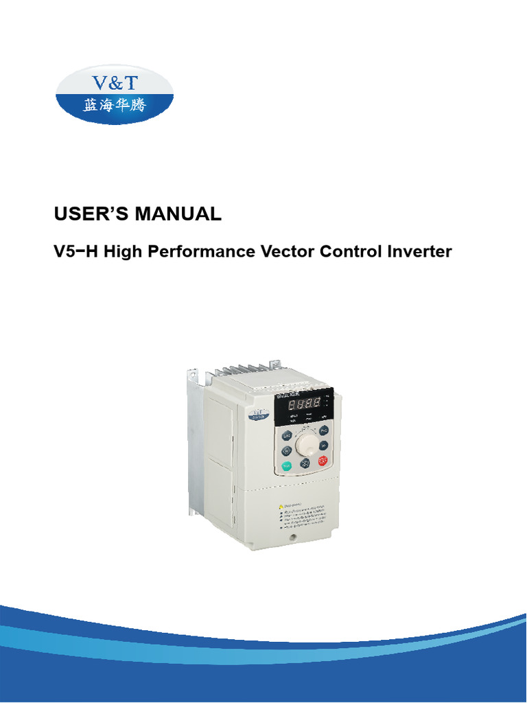 User Manual V5-H High Performance Vector Control Inverter User Manual ...