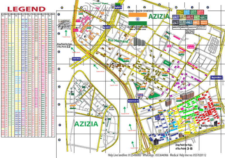 Azizia Building Map 2024 Guide | PDF | International Economic ...