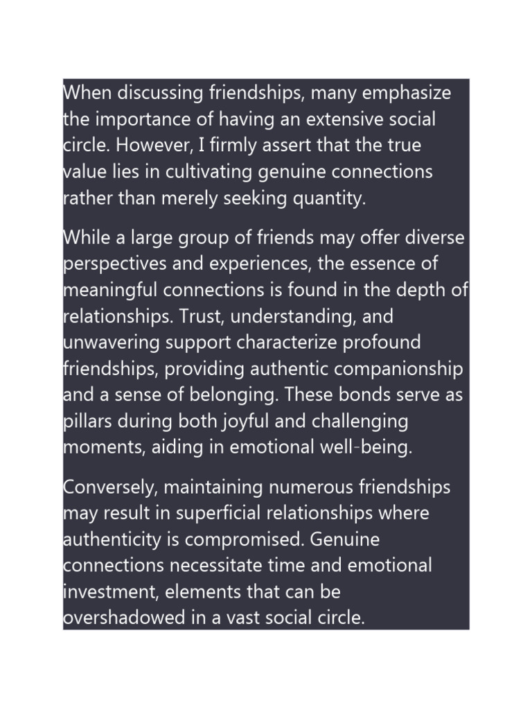 Topic 8 Friendship | PDF | Career & Growth | Wellness