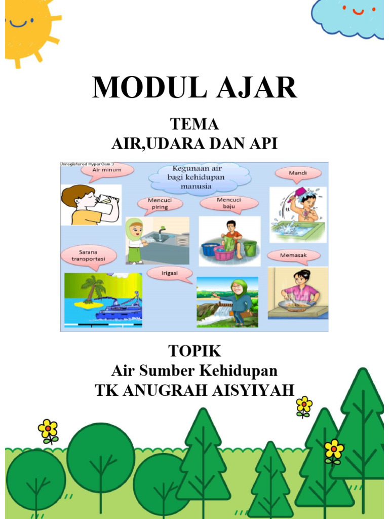 Modul Ajar Tema Air untuk TK | PDF | Kesehatan Holistik
