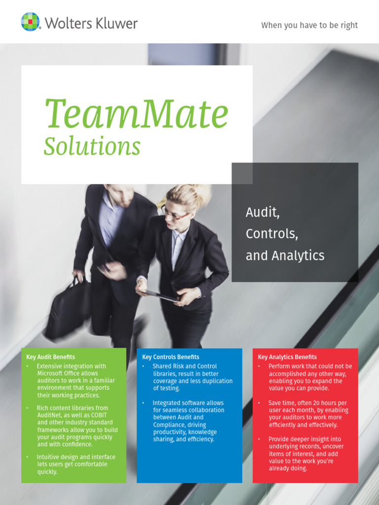 TeamMate Solutions Overview | PDF | Audit | Sampling (Statistics)