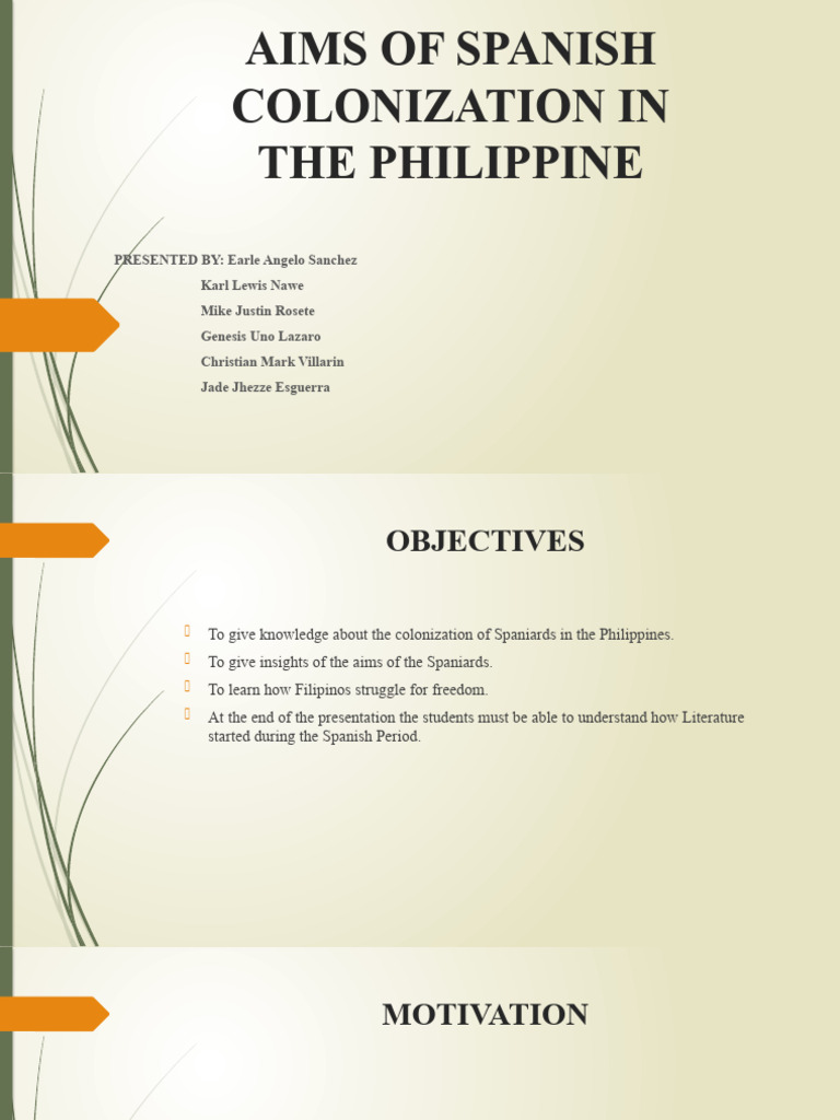 Spanish Colonization in the Philippines | PDF | Philippines | Former Spanish Colonies