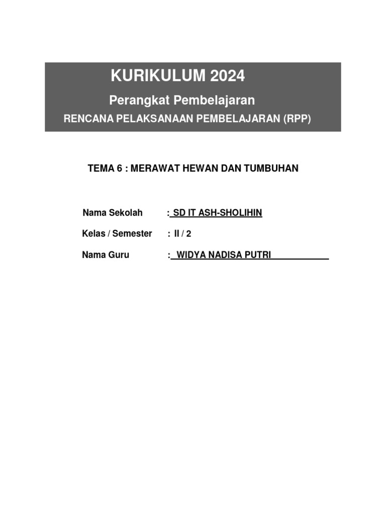 RPP PPKN WIDYA | PDF