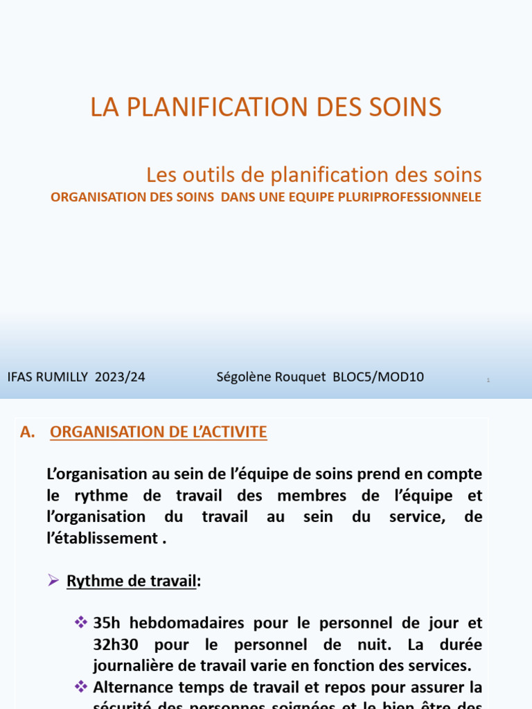 Outils de Planification Des Soins | PDF | Planification | Autonomie