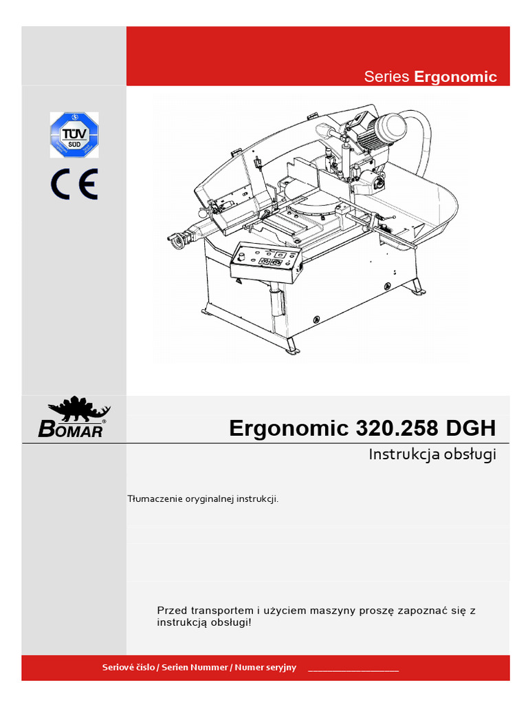 PL Bomar Ergonomic 320 258 DGH | PDF