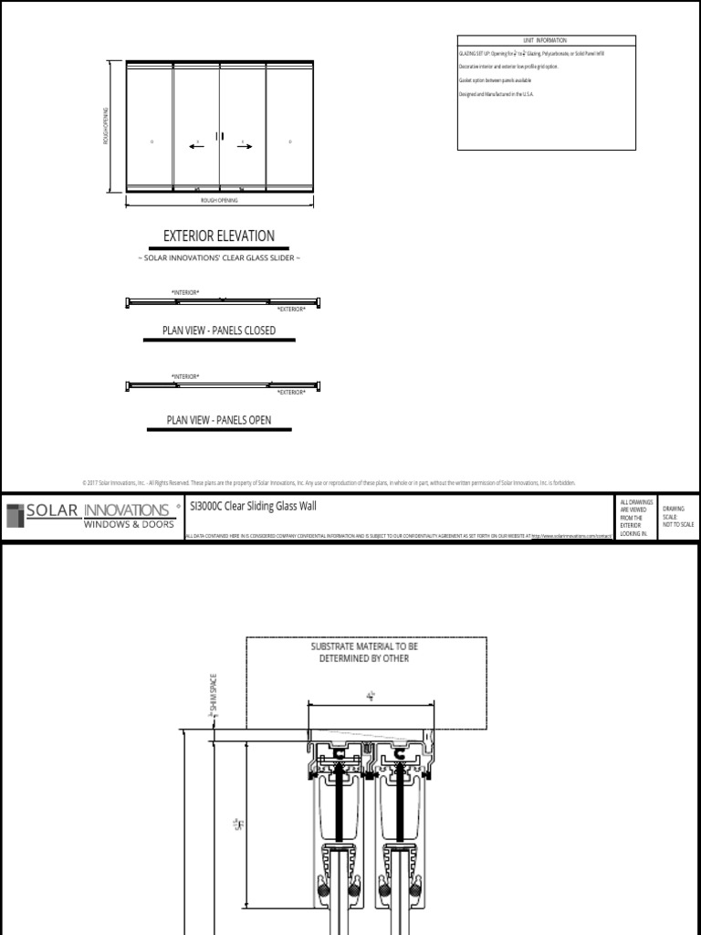 Clear Sliding Door | PDF | Wall | Glasses