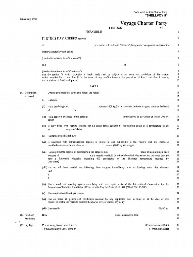 Shellvoy 5 | PDF | Oil Tanker | Shipping