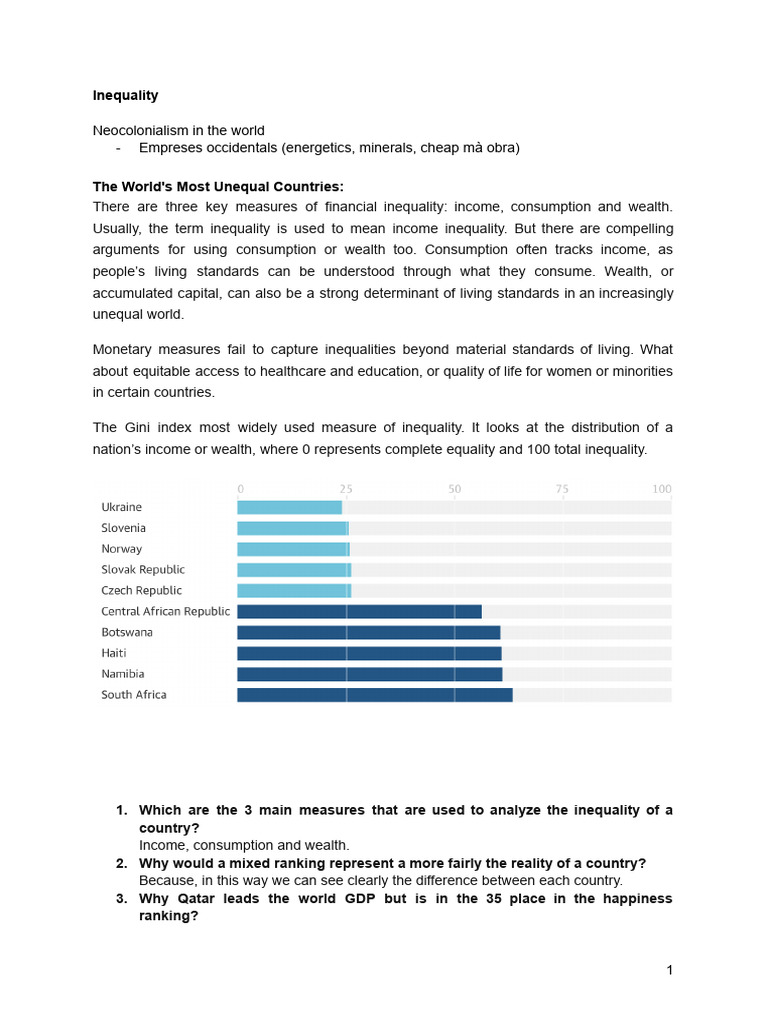 Inequality | PDF | Economic Inequality | Discrimination & Race Relations