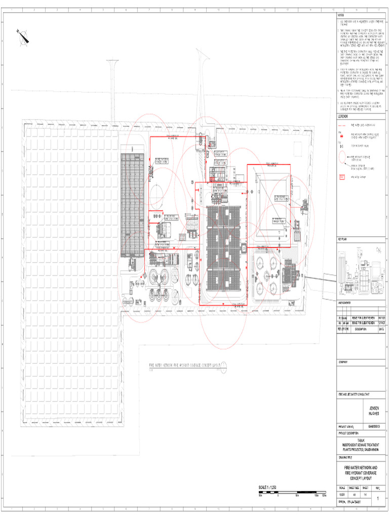 Fp-La-Tb-001 Firefighting Network Hydrant Coverage | PDF