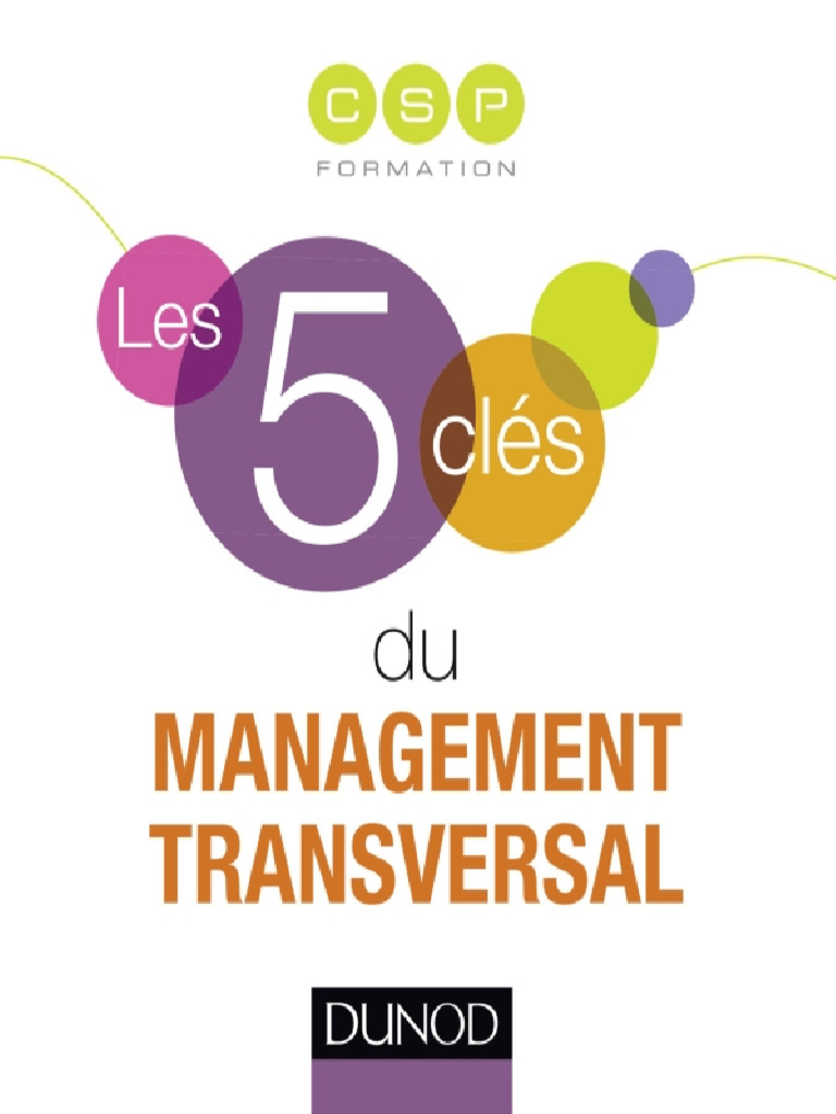 Les 5 Clés Du Management Transversal - CSP Formation, Vincent Dicecca ...