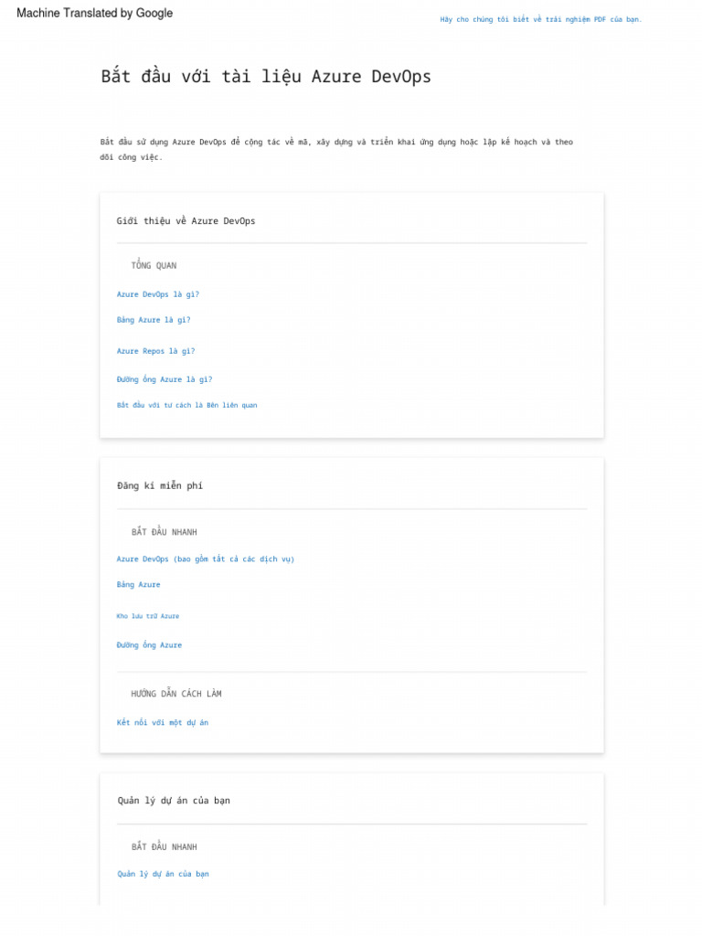 Start Using Azure Devops | PDF