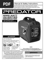 Original Loncin Generator Manual | PDF | Gasoline | Direct Current