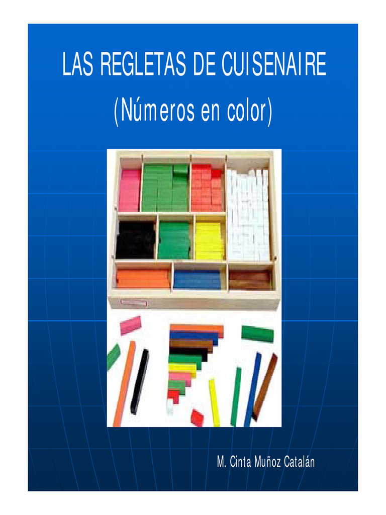 Regletas Cuisenaire | PDF | Números | Multiplicación