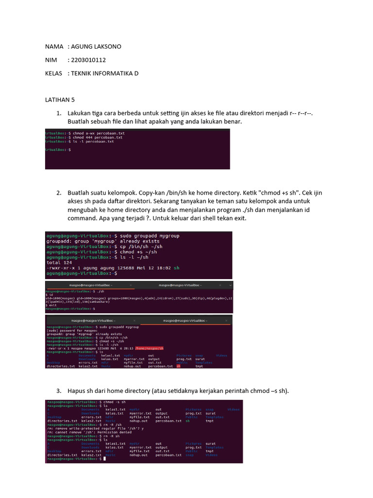 Latihan Modul 05 | PDF