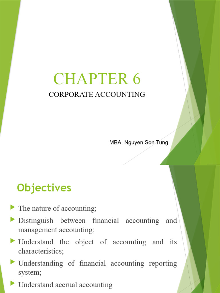 Chapter 6 - Corporate Accounting | PDF | Expense | Equity (Finance)