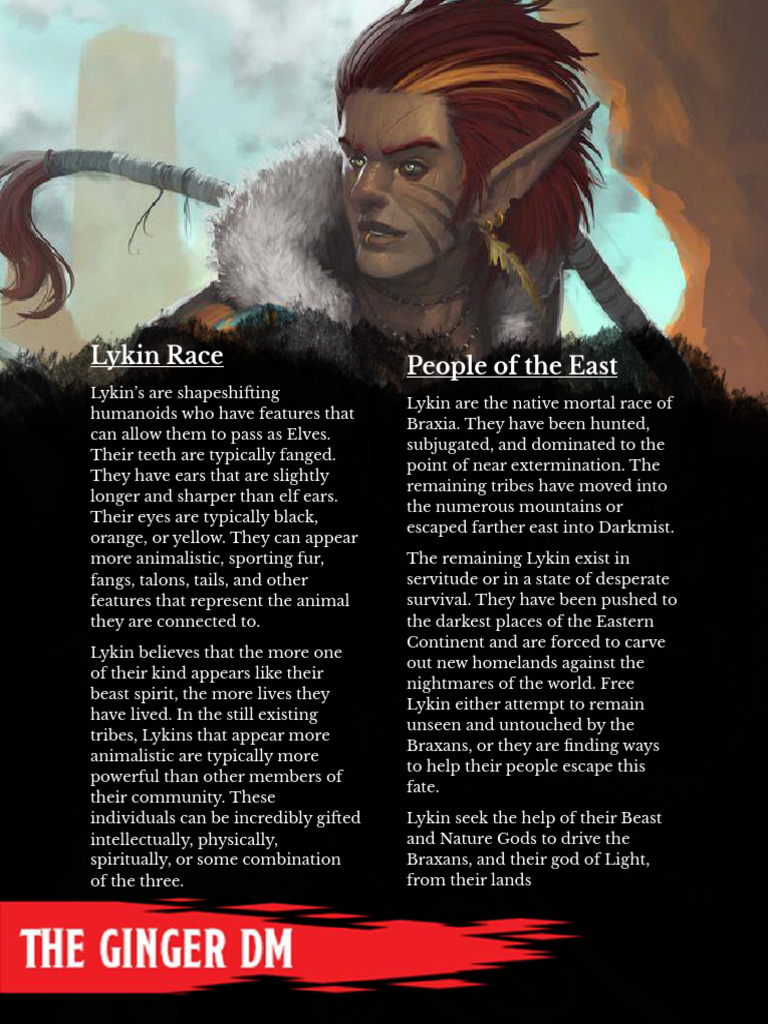 Lykin Race | PDF | Elves