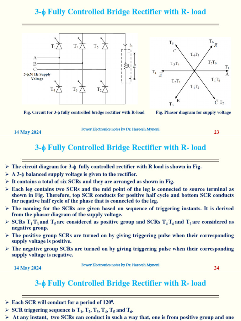 Pages From (4) Full Notes - 3-Ph Rectifiers | PDF | Rectifier | Power ...