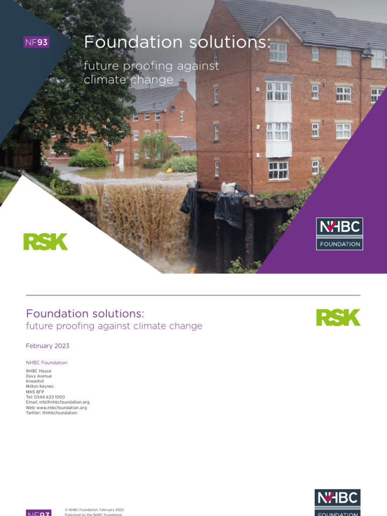 Foundation Report Building Foundation Solutions Future Proofing Against ...
