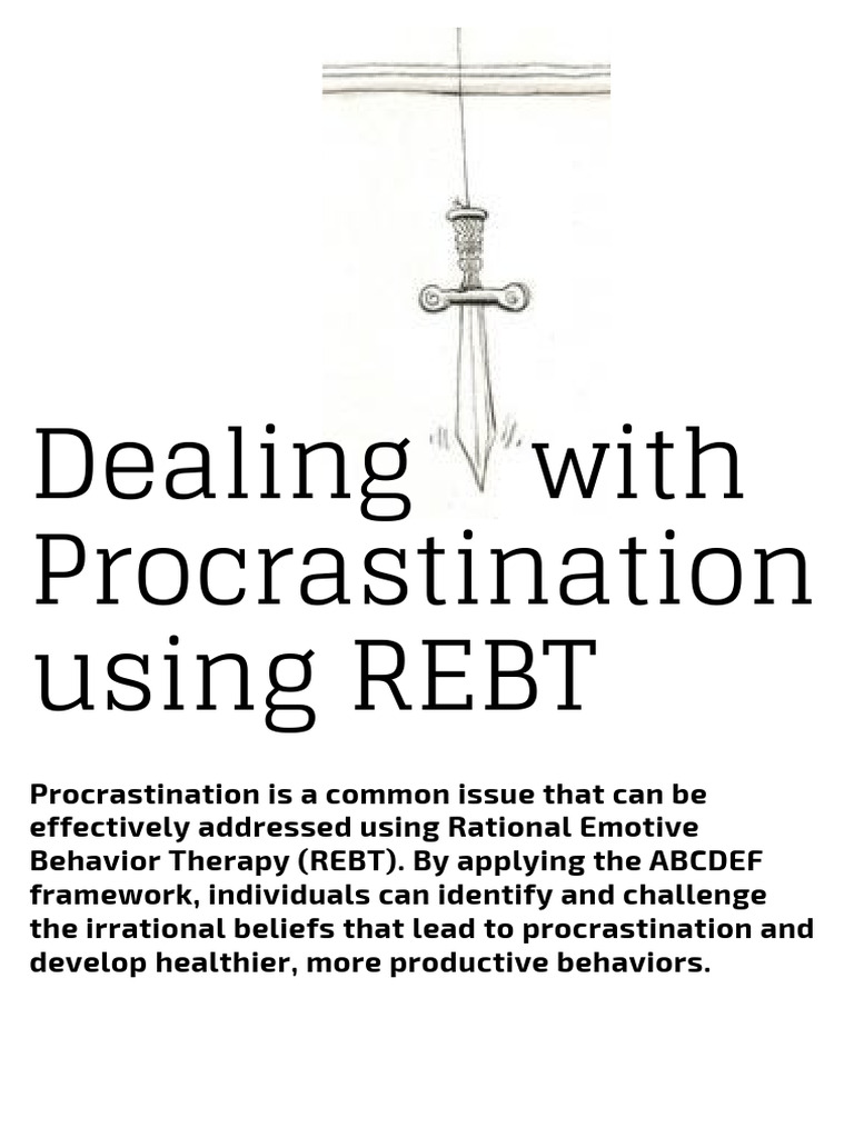 Dealing With Procrastination Using REBT | PDF | Professional Skills ...