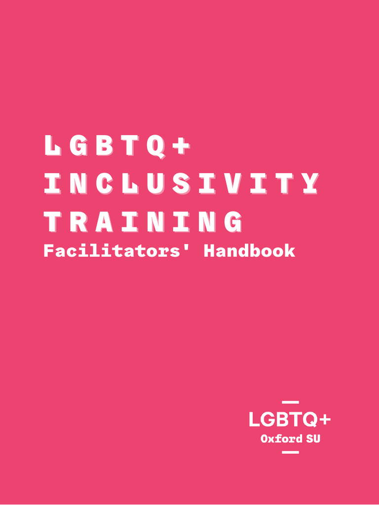 LGBTQ+ CAMPAIGN Training Facilitator Handbook | PDF | Cost Of Living ...