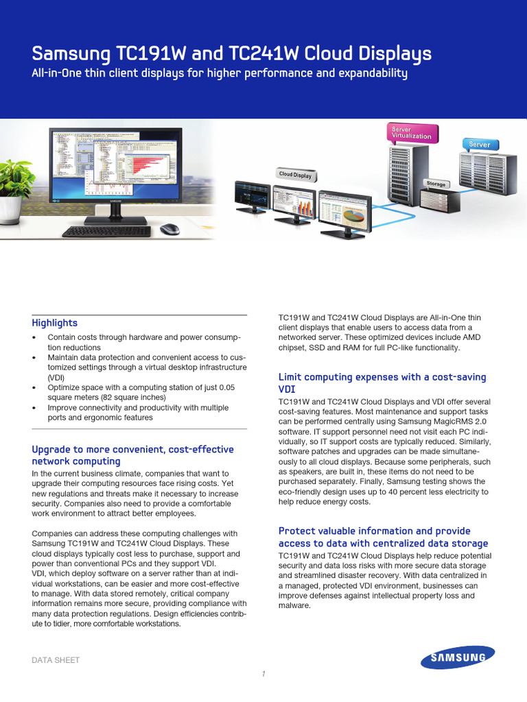 2.55 (VD Cloud Display Thin Client DS) DR 121203 | PDF | Desktop ...
