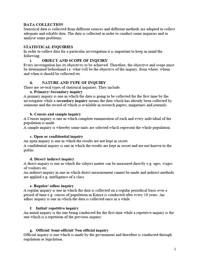 Data Collection + Data Presentation | PDF | Errors And Residuals | Histogram