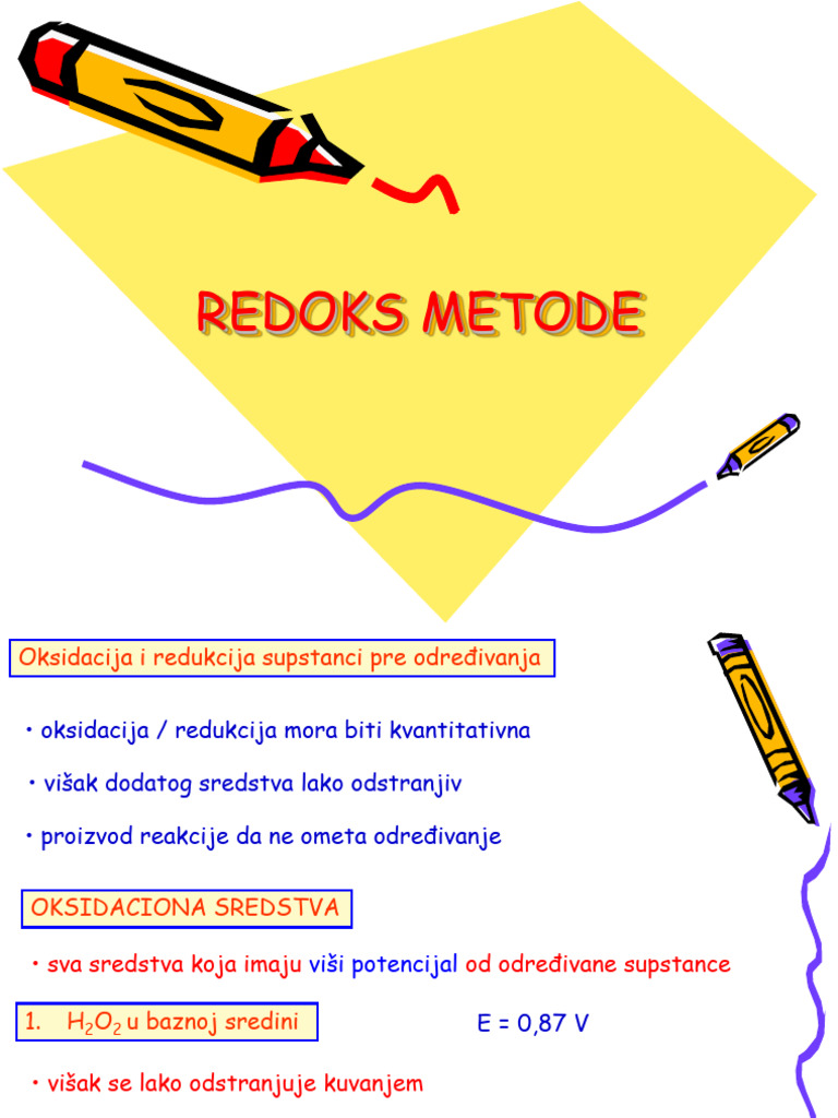Redoks Metode - 2 | PDF