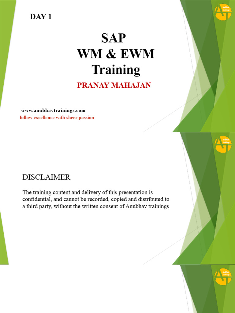 ERP-EWM Integration Training Overview | PDF | Enterprise Resource ...