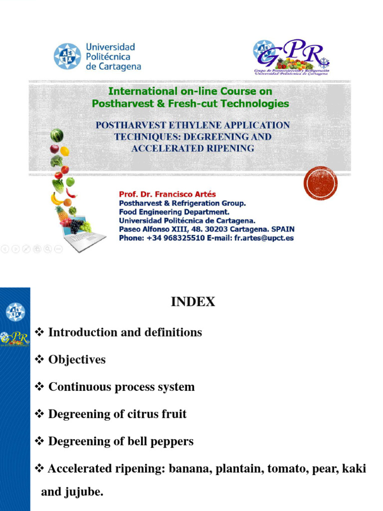 Postharvest Ethylene Application Techniques | PDF | Fruit