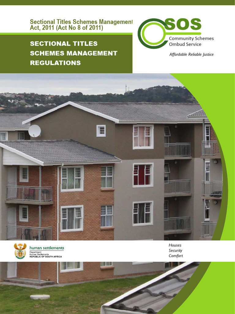 Sectional Titles Schemes Management - PMR - Regulations Csos - U2016.10 ...