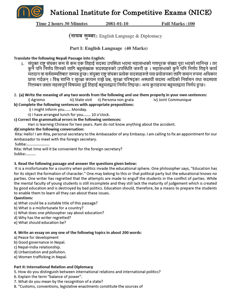 MOFA Nasu 81-1-10 | PDF | Linguistics