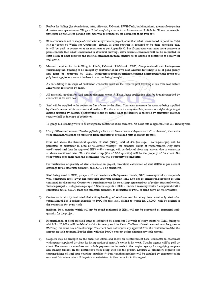 Rubble For Soling | PDF | Plaster | Mortar (Masonry)