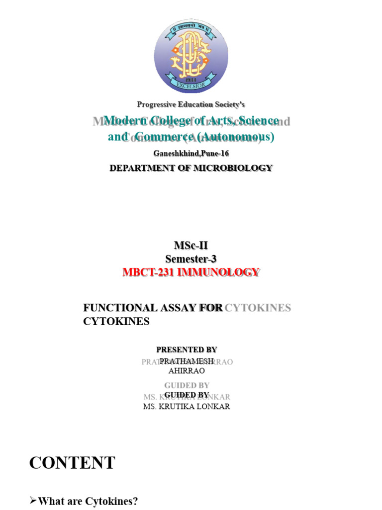Cytokines Assay Pdf Cytokine Interferon