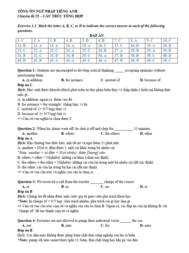 CD25 Exercise 1.1 KEY | PDF