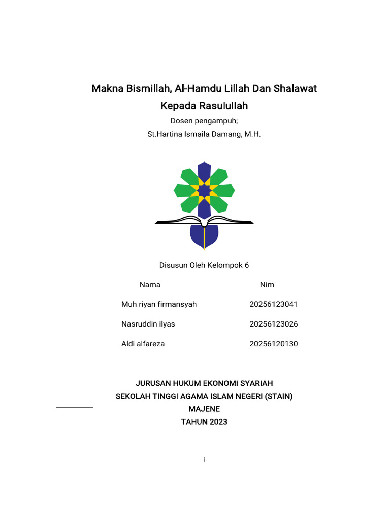 Makna Bismillah | PDF | Agama & Spiritualitas