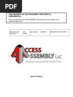 AS9100 Rev D All in One Sample | PDF | Quality Management System | Audit