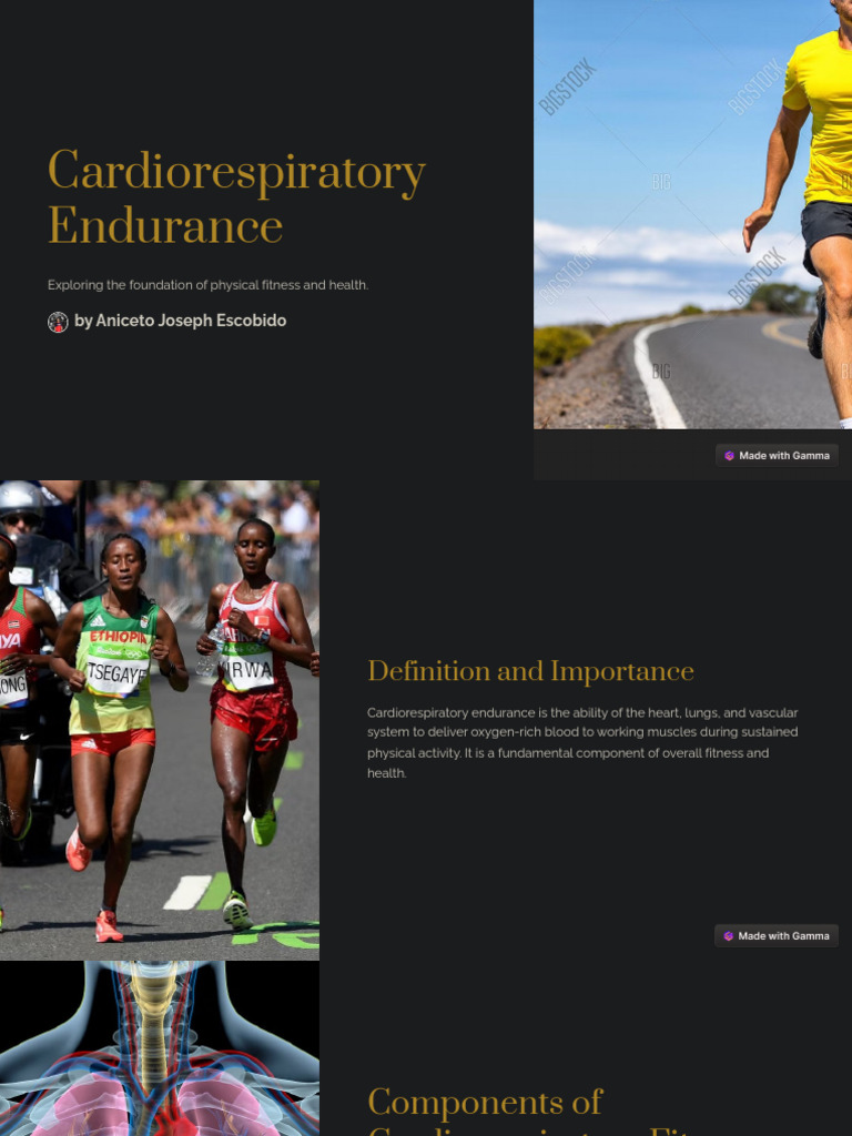 Cardiorespiratory Endurance | PDF | Physical Fitness | Endurance