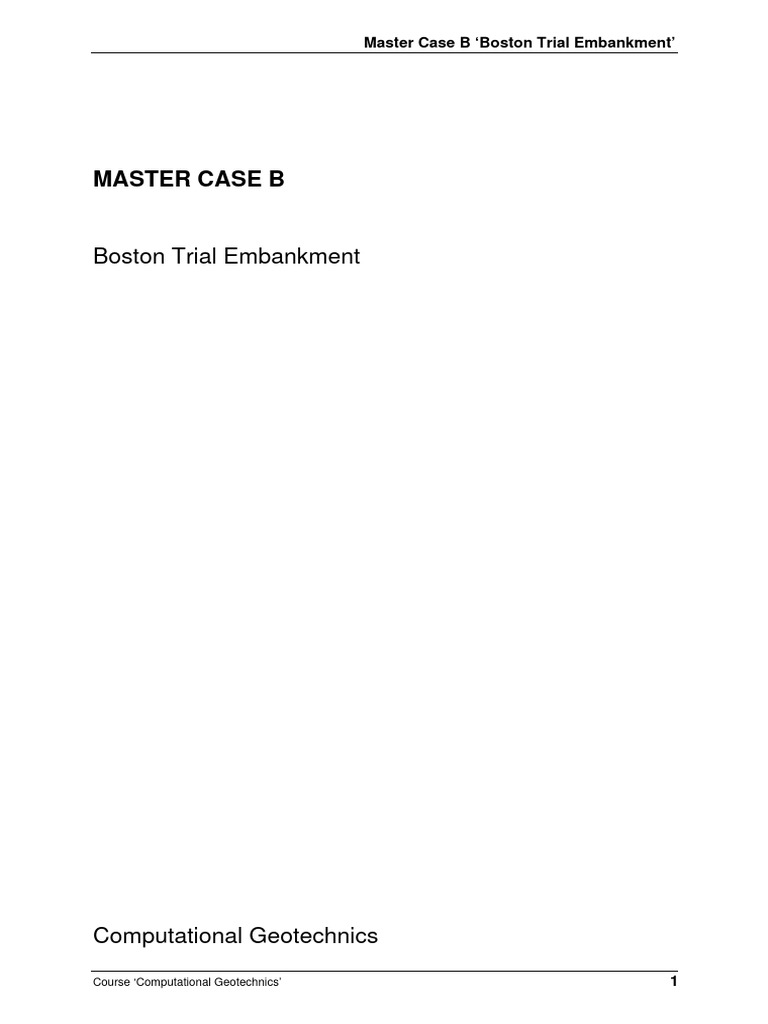 CG32_Ex - MC Boston Embankment | PDF | Geotechnical Engineering ...