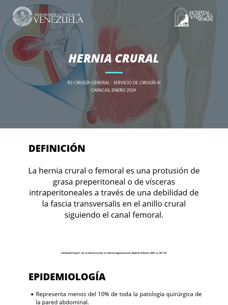 Hernia Crural PDF | PDF | Abdomen