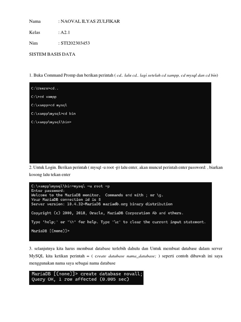 Uas-Naoval Ilyas Z - Basis Data | PDF