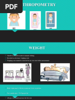 Pediatric Anthropometry Reference Chart | PDF