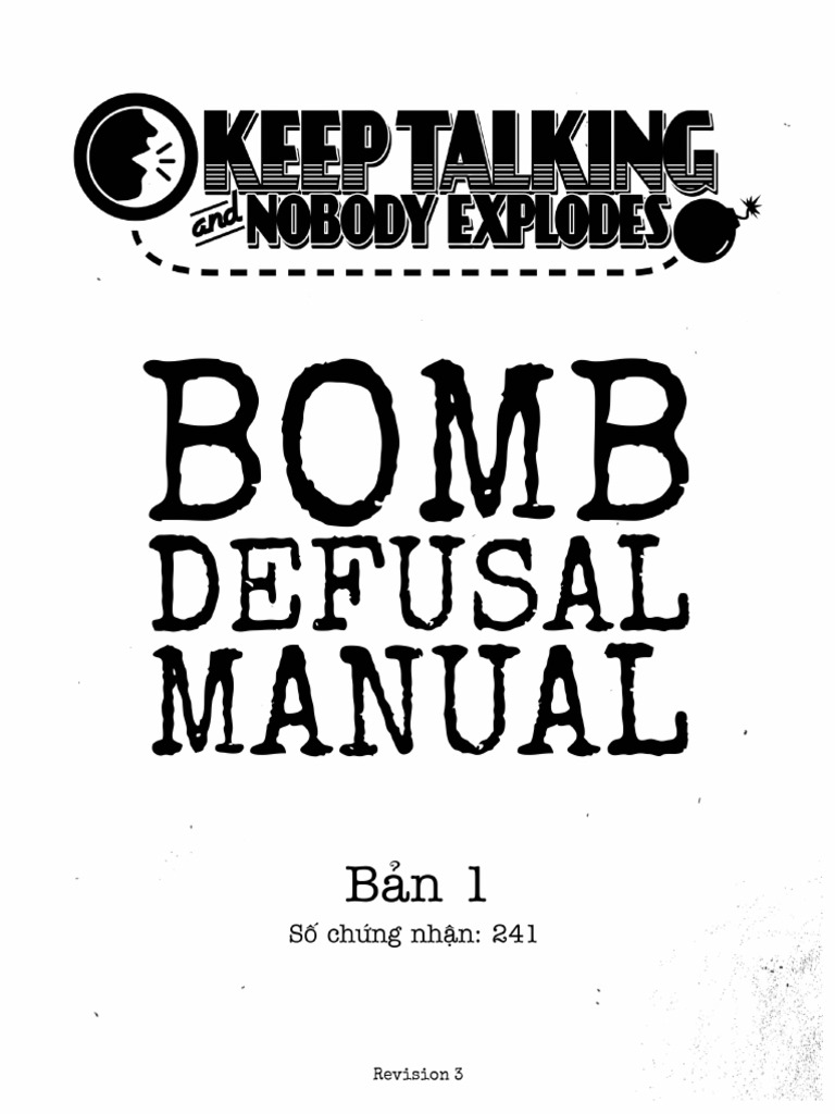 Vietnamese - Bomb Manual | PDF