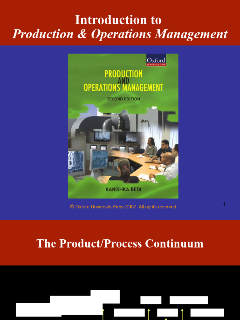 POM Introduction - M-1 | PDF | Operations Management | Automation