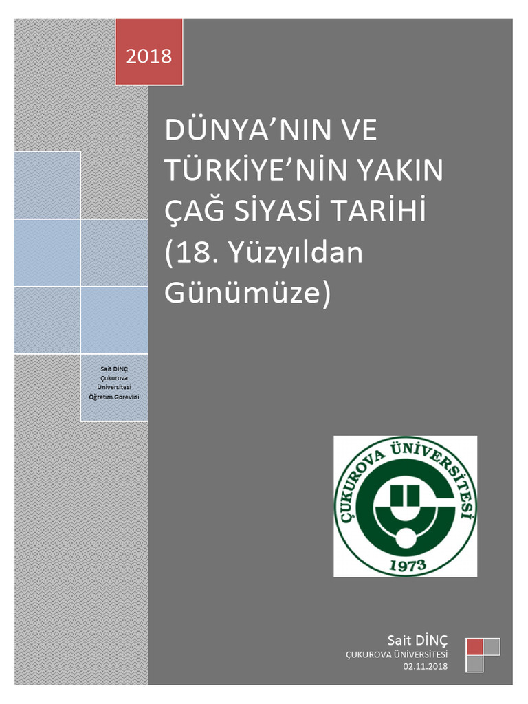 Dunyanin Ve Turkiyenin Yakincag Tarihi | PDF