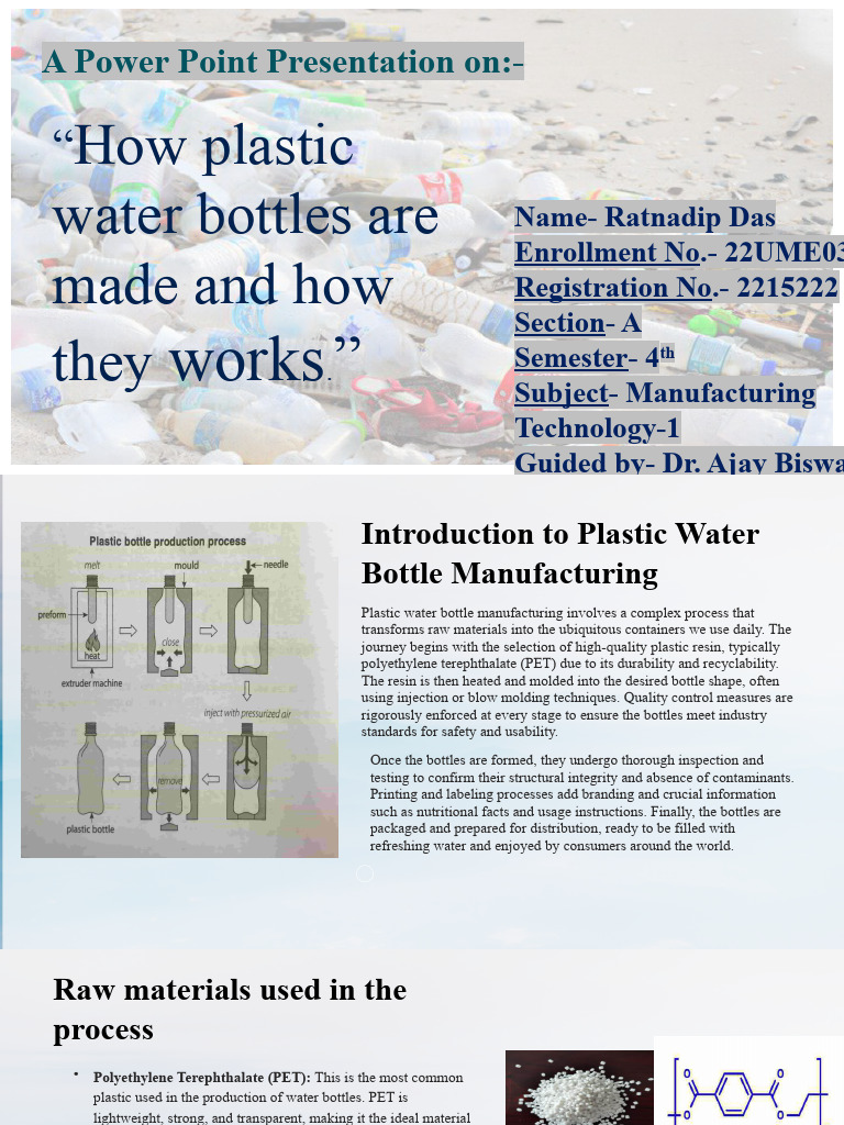 22UME033 Plastic Bottle | PDF | Plastic | Recycling