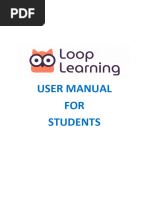 Loop Learning Parent User Manual | PDF | Login | Payments